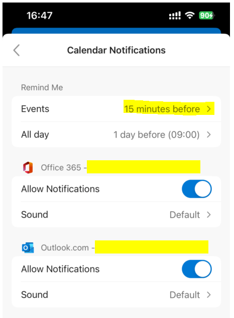 Outlook Calendar events won't appear properly via Iphone - Microsoft Q&A