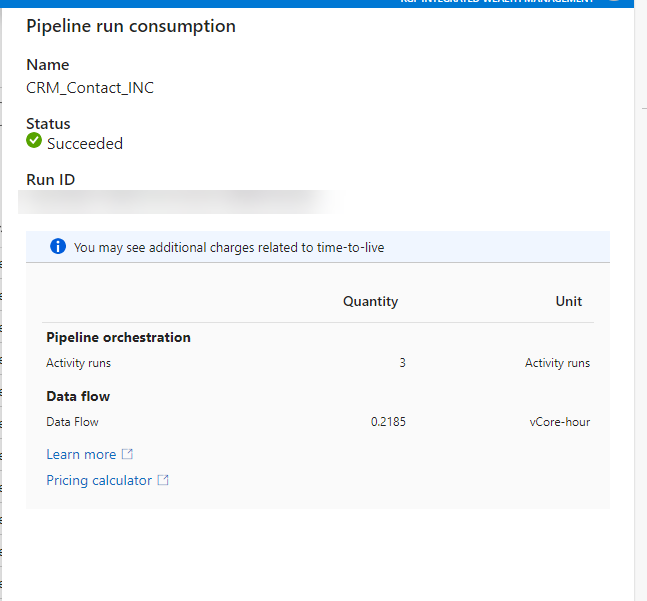Azure Data Factory vCore Data Flow Costs - Microsoft Q&A
