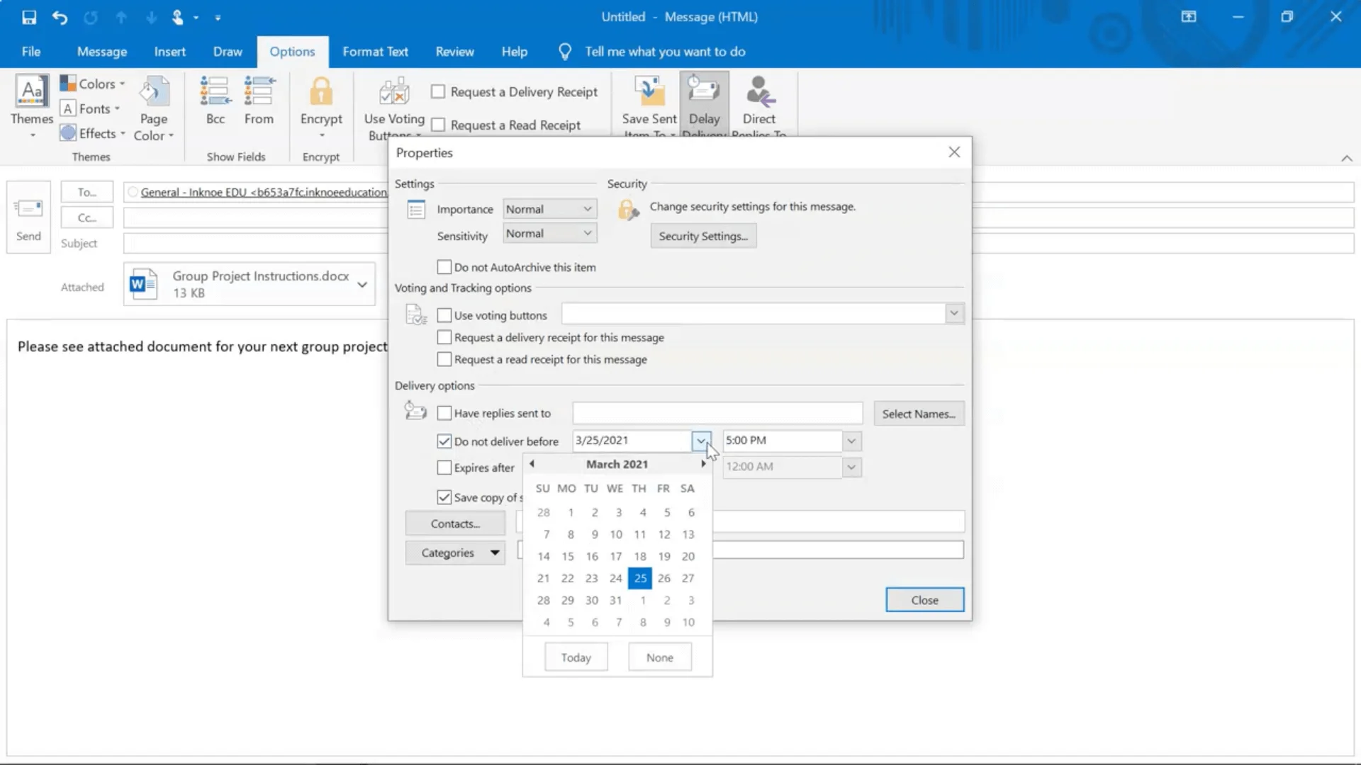 Is it possible to delay the publication of a channel post? - Microsoft Q&A