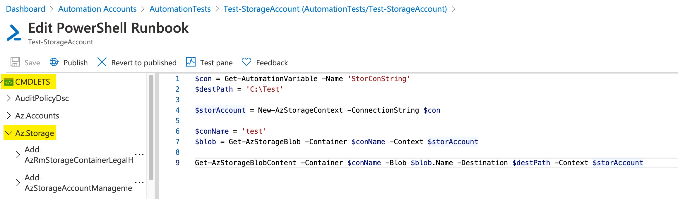 New-AzStorageContext' and Get-AzStorageBlobContent are not recognized ... New-AzStorageContext' and Get-AzStorageBlobContent are not recognized ...
