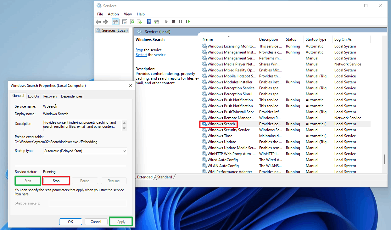 search window in windows 11 won't stay open longer than 1 second ...