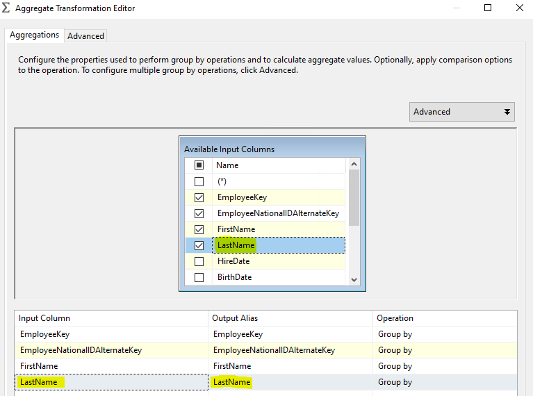 using agreggate and a conditional split - Microsoft Q&A