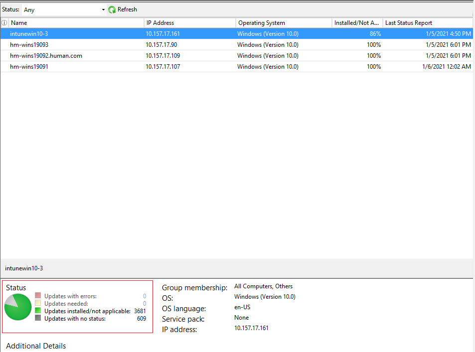 patch is not installing in clients server from wsus server - Microsoft Q&A
