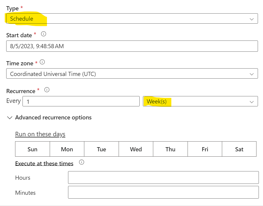 How Can The Scheduled Job In Azure Data Factory Schedule A Job To Fetch The Table To A Csv File