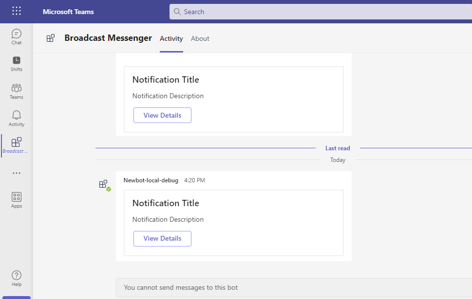How to change the Bot name (Newbot-local-debug) that has been created ...