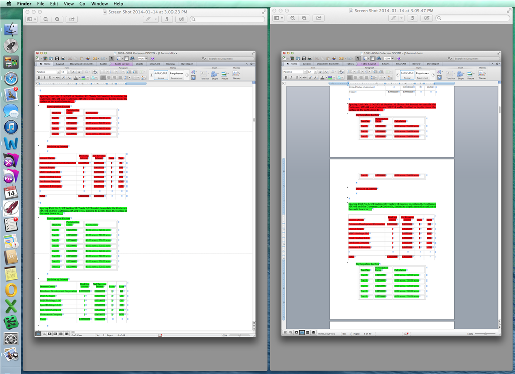 Switching from Draft View to Print Layout changes paragraph order ...