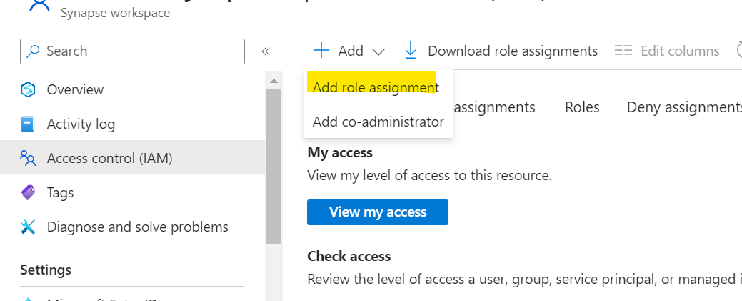 service principle in synapse - Microsoft Q&A