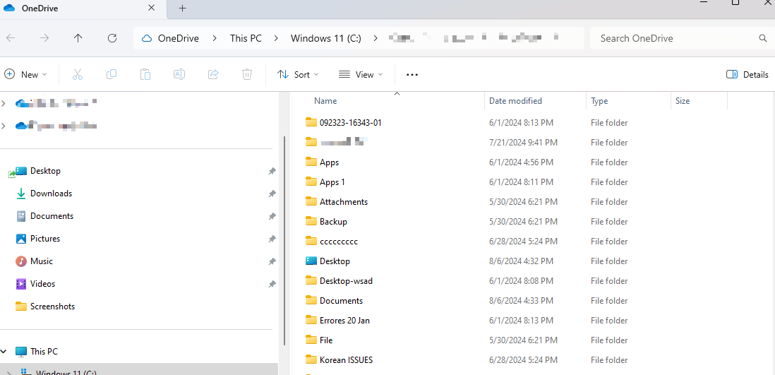 W11 File Explorer - OneDrive Folder Status Icon - How Do I Remove From ...