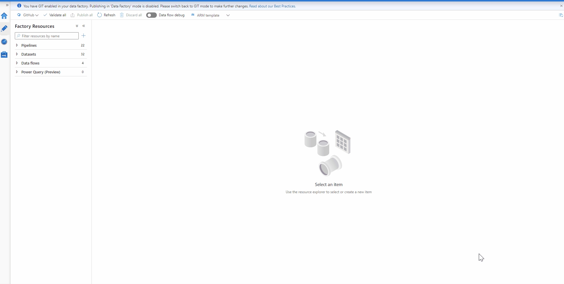 Disable Git Configuration In Data Factory V2 Microsoft Qanda