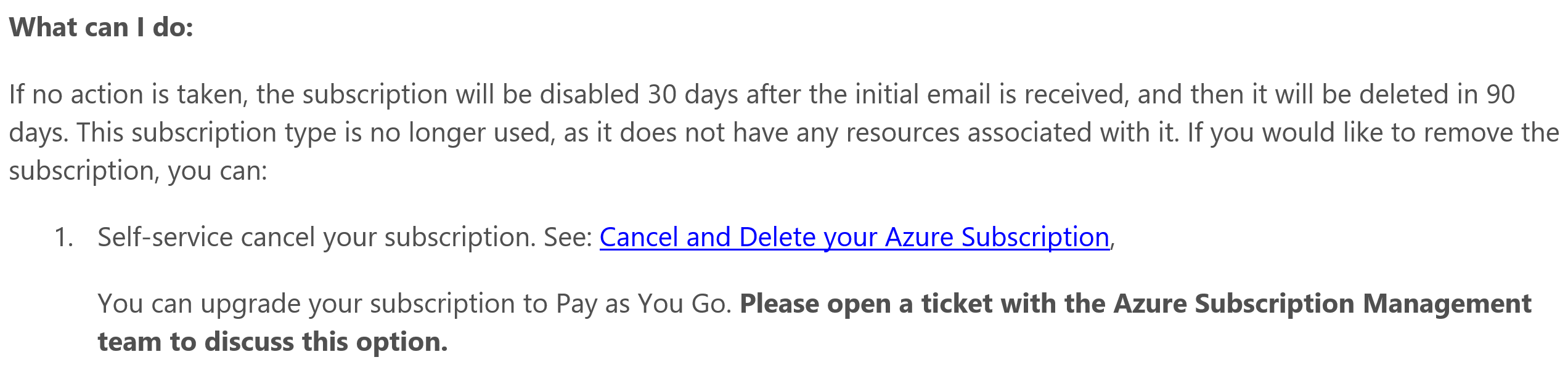 Unwanted Azure Account Termination - Microsoft Q&A