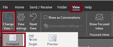 Outlook inbox view looks weird - how to make it the same as Sent ...