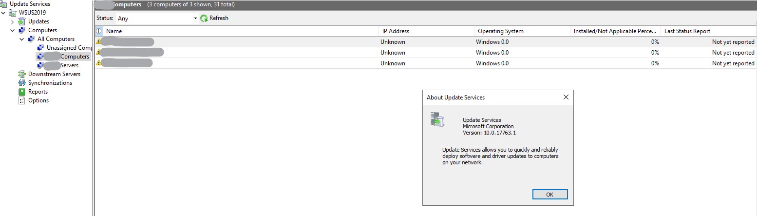 WSUS 2019 and Windows10 - Microsoft Q&A