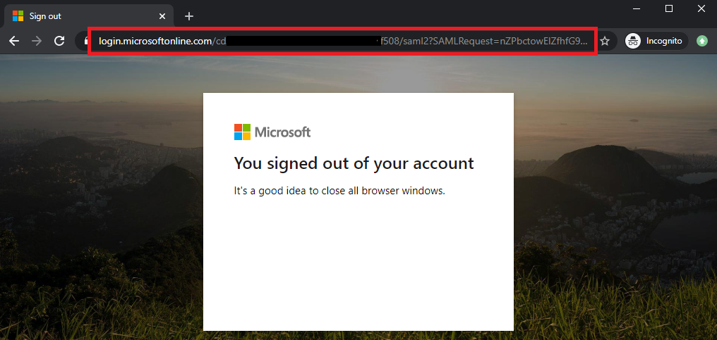 [AzureAD / SAML / Netscaler] Logout fails - Microsoft Q&A