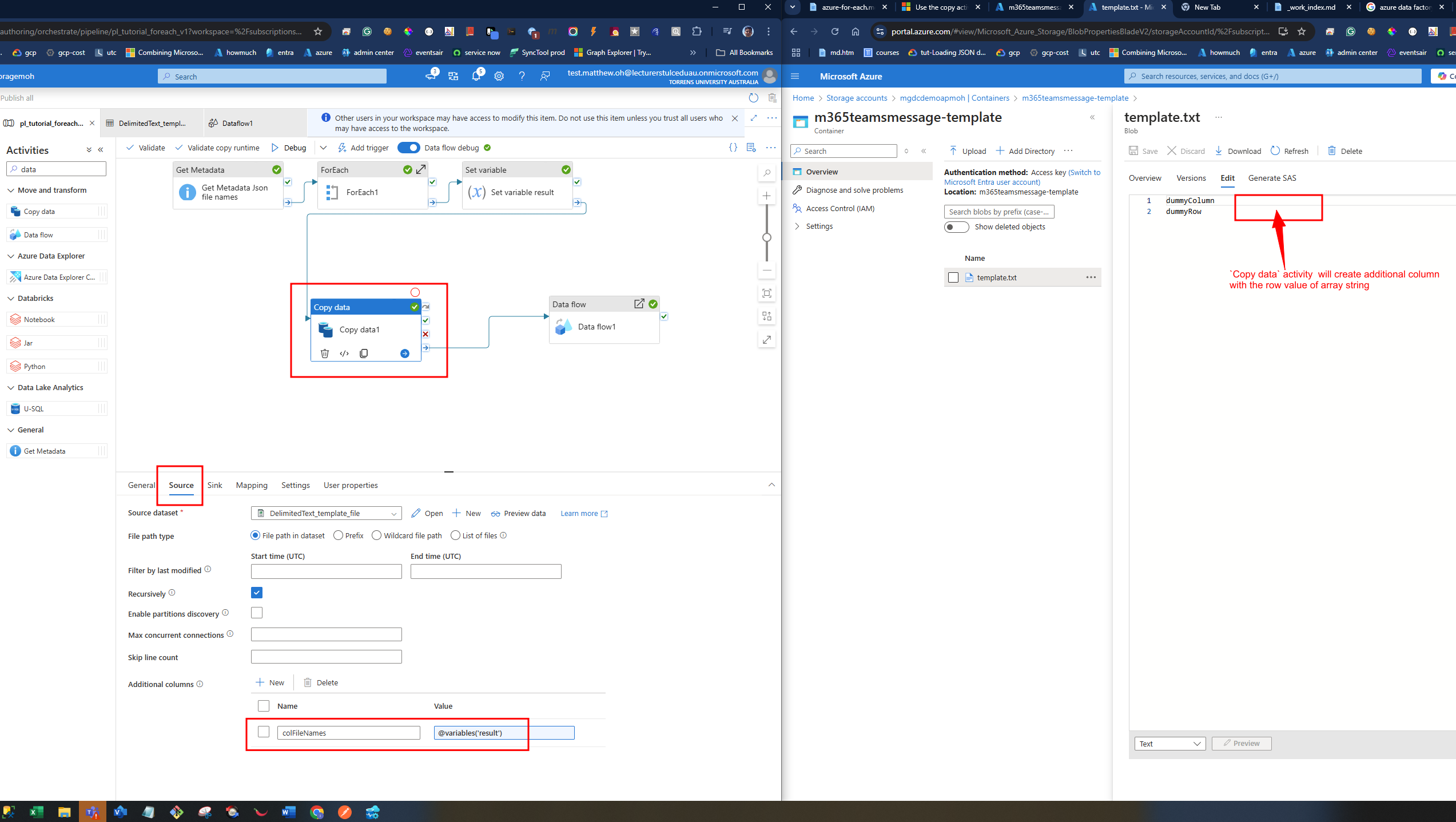 Use The Copy Activity To Create A File Of All Blob File Names In A Container Microsoft Qanda