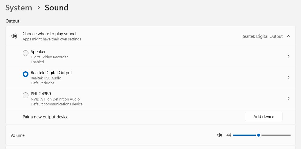New Sound card not showing in W11 - Microsoft Q&A