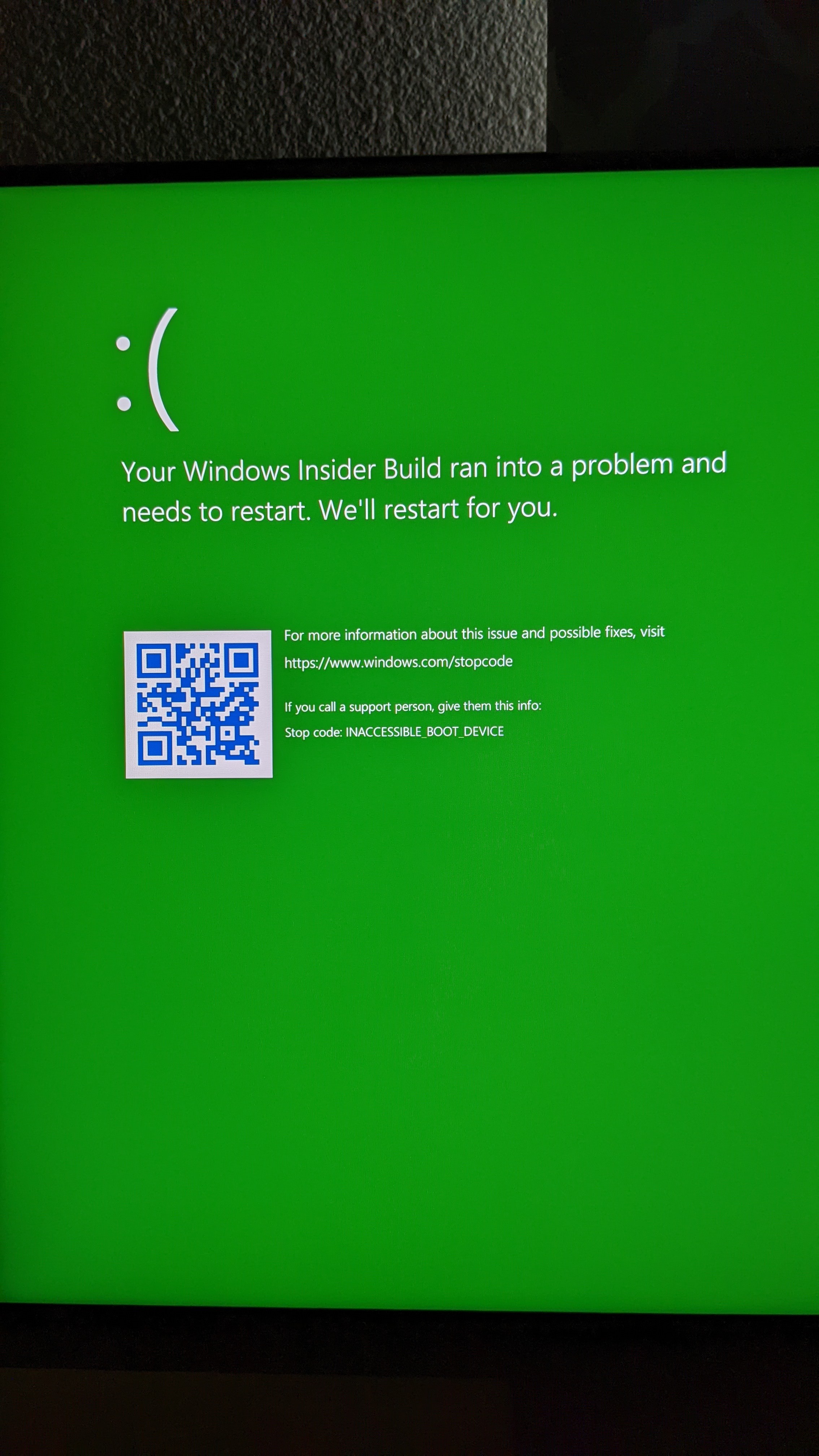 Windows can no longer boot. - Microsoft Q&A