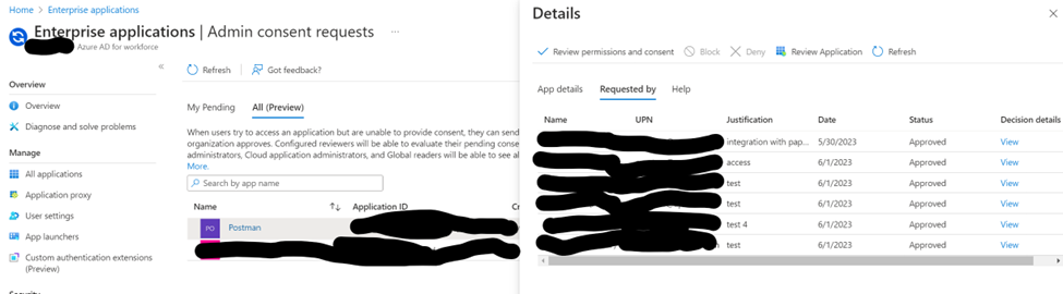 How to authorize user via Admin Consent for a user trying to gain ...