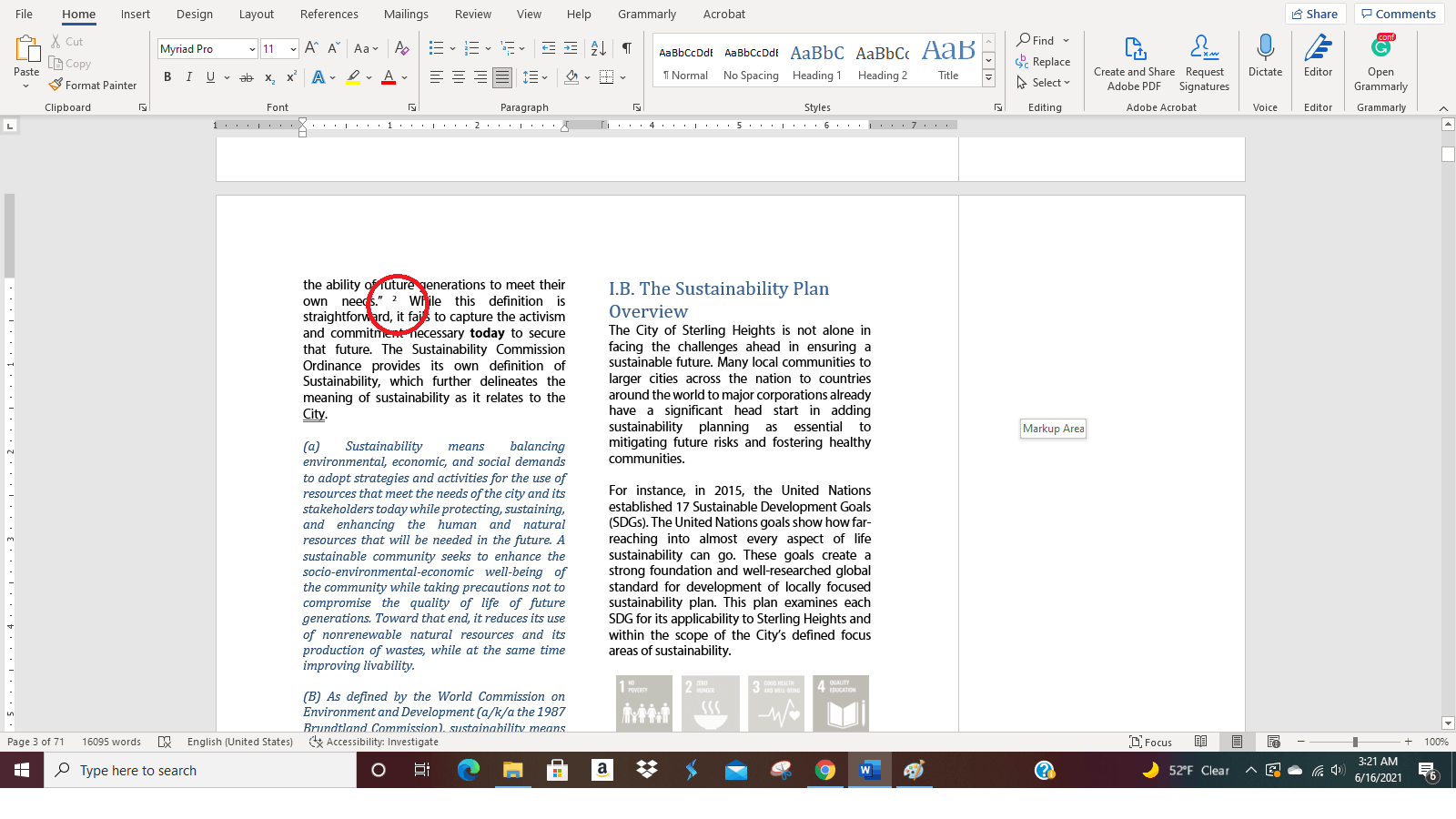 Footnote marker in Microsoft Word is centered between words when ...