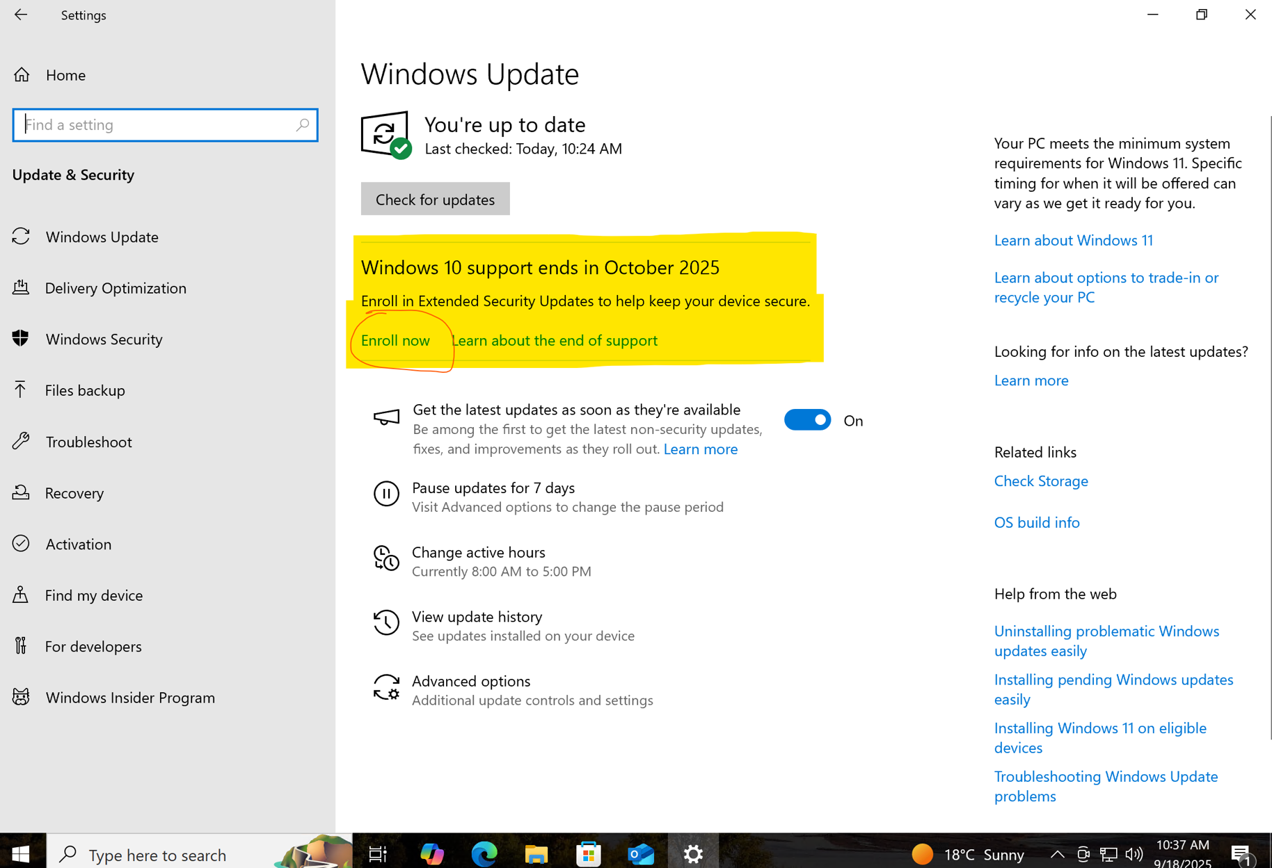 how do I enroll in Windows 10 ESU? - Microsoft Q&A