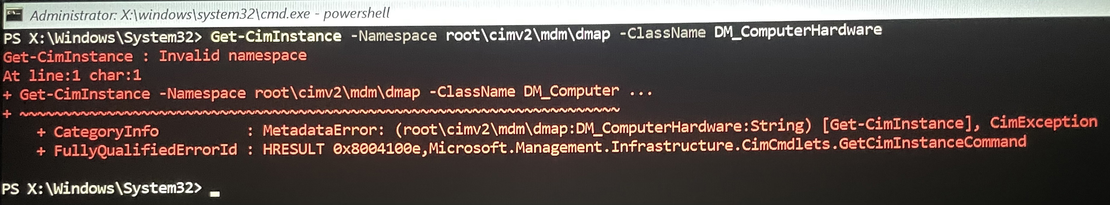 Get AutoPilotHash in WinPE without network connection - Microsoft Q&A