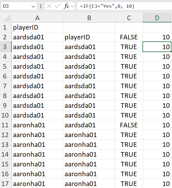 IF function returns the "value if false" whether input is true or false - Microsoft Q&A