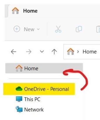 OneDrive-Personal not under Home - Microsoft Q&A