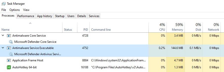 Antimalware Service Executable High CPU Usage - Microsoft Q&A