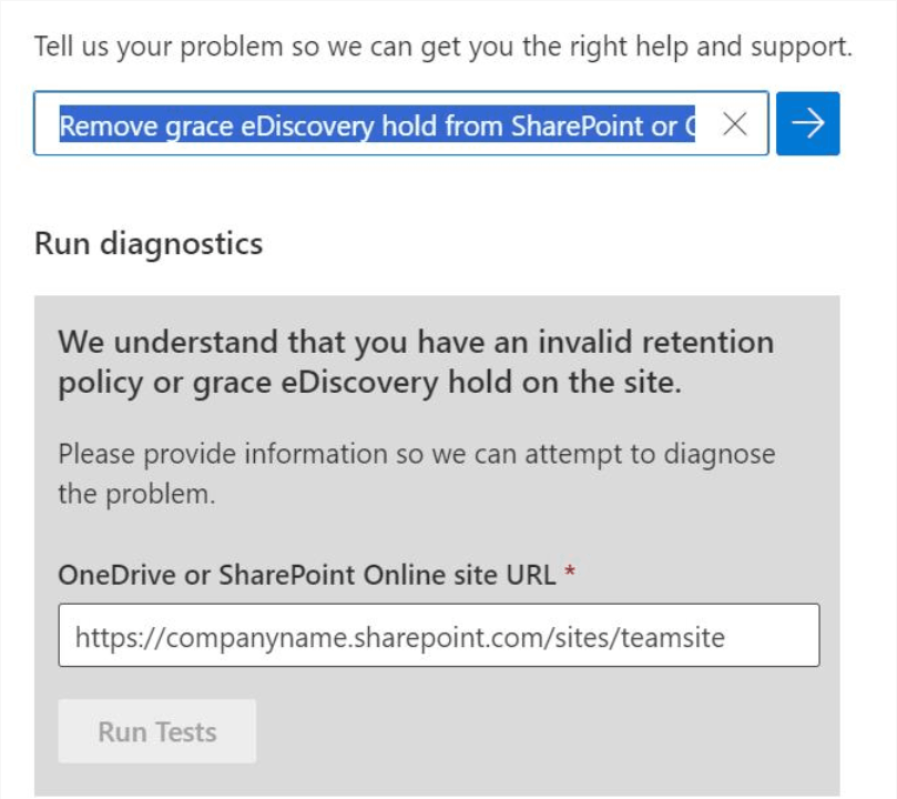 Delete a document in Preservation Hold Library - Microsoft Q&A