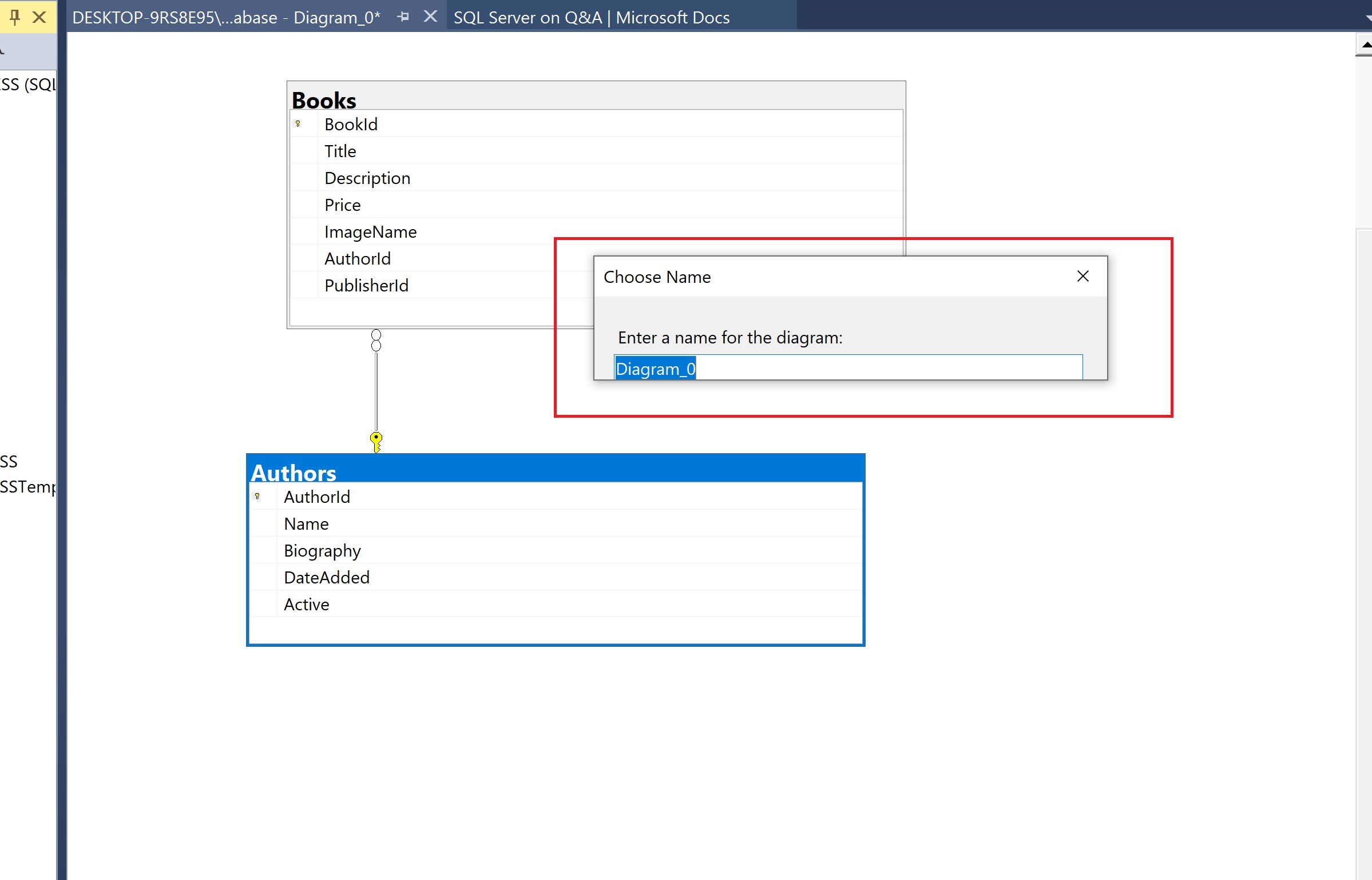 SSMS V18.8 - Problem saving DB Diagram - Microsoft Q&A SSMS V18.8 - Problem saving DB Diagram - Microsoft Q&A