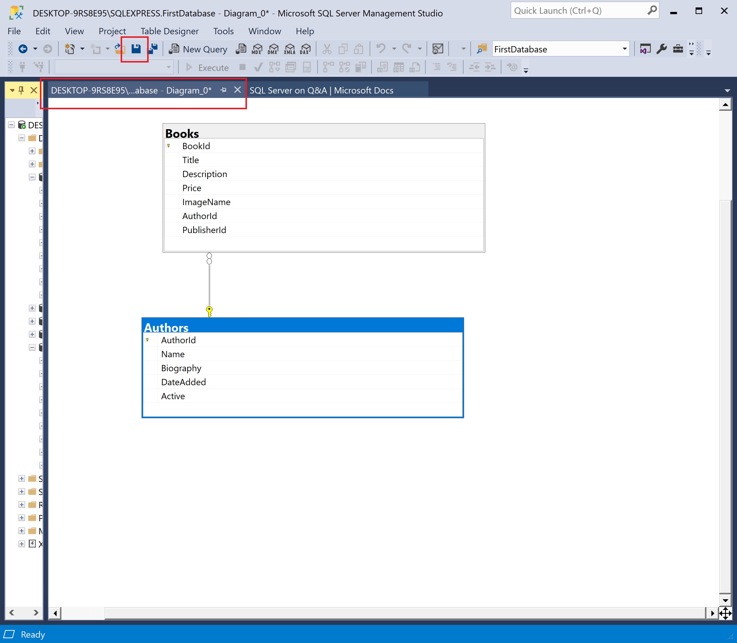 Ssms V18 8 Problem Saving Db Diagram Microsoft Qanda