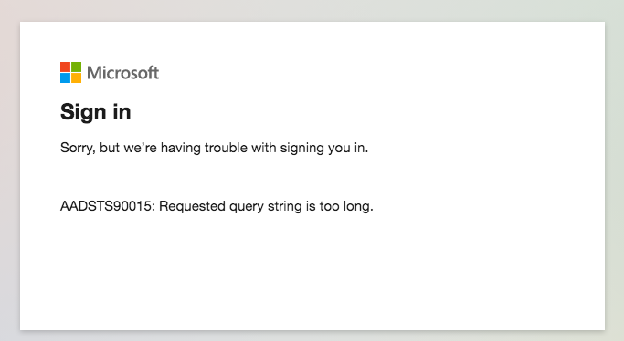 SP initiated Single Logout with ADFS Help - request query string is too ... SP initiated Single Logout with ADFS Help - request query string is too ...