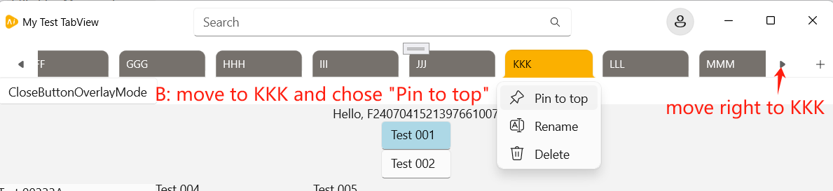 How To Scroll In The Tabs Area In Tabview In Winui3 By Using Code Microsoft Qanda 