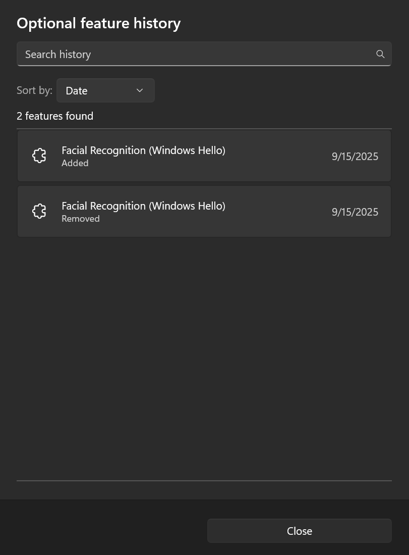 Windows 11 Pro Facial Recognition not working - Microsoft Q&A