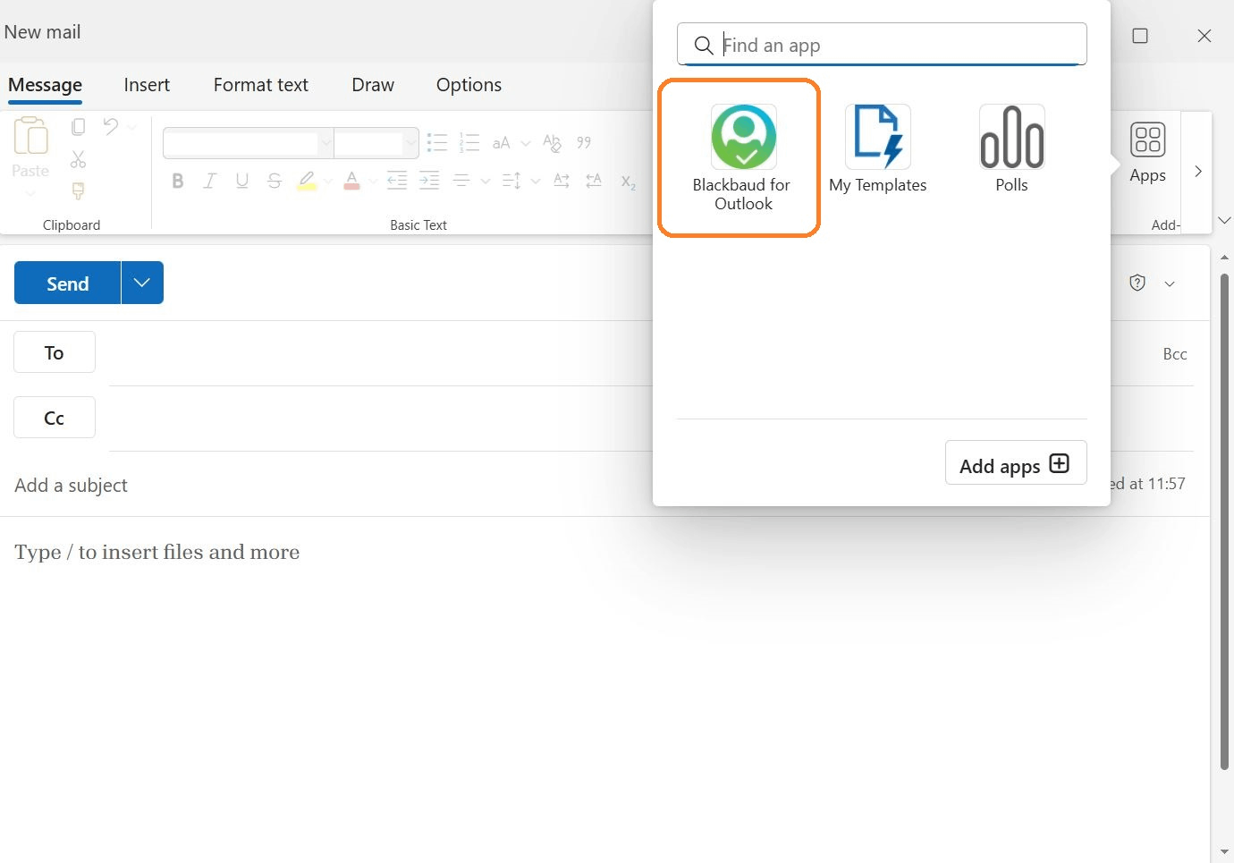 Blackbaud Add-In For New Outlook - Microsoft Q&A
