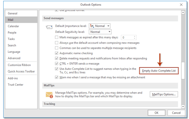How do I delete an incorrect email address in Outlook? - Microsoft Q&A