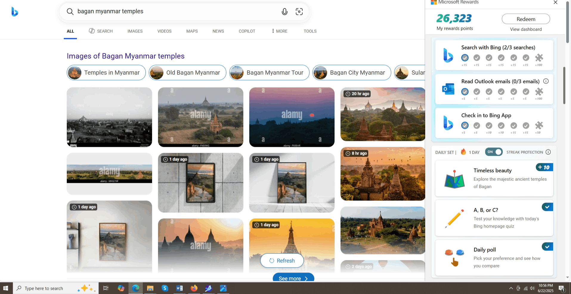 Why am I not getting points for the first daily set link. - Microsoft Q&A