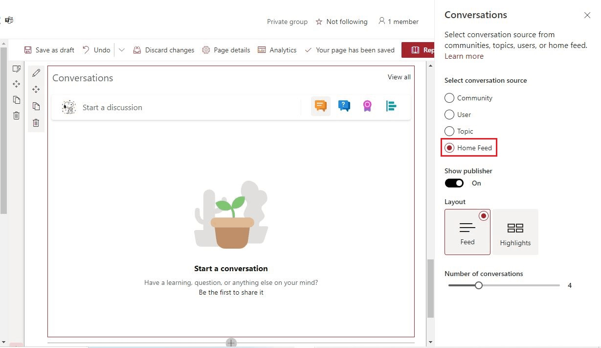 how do I create a discussion forum in modern sharepoint sites ...