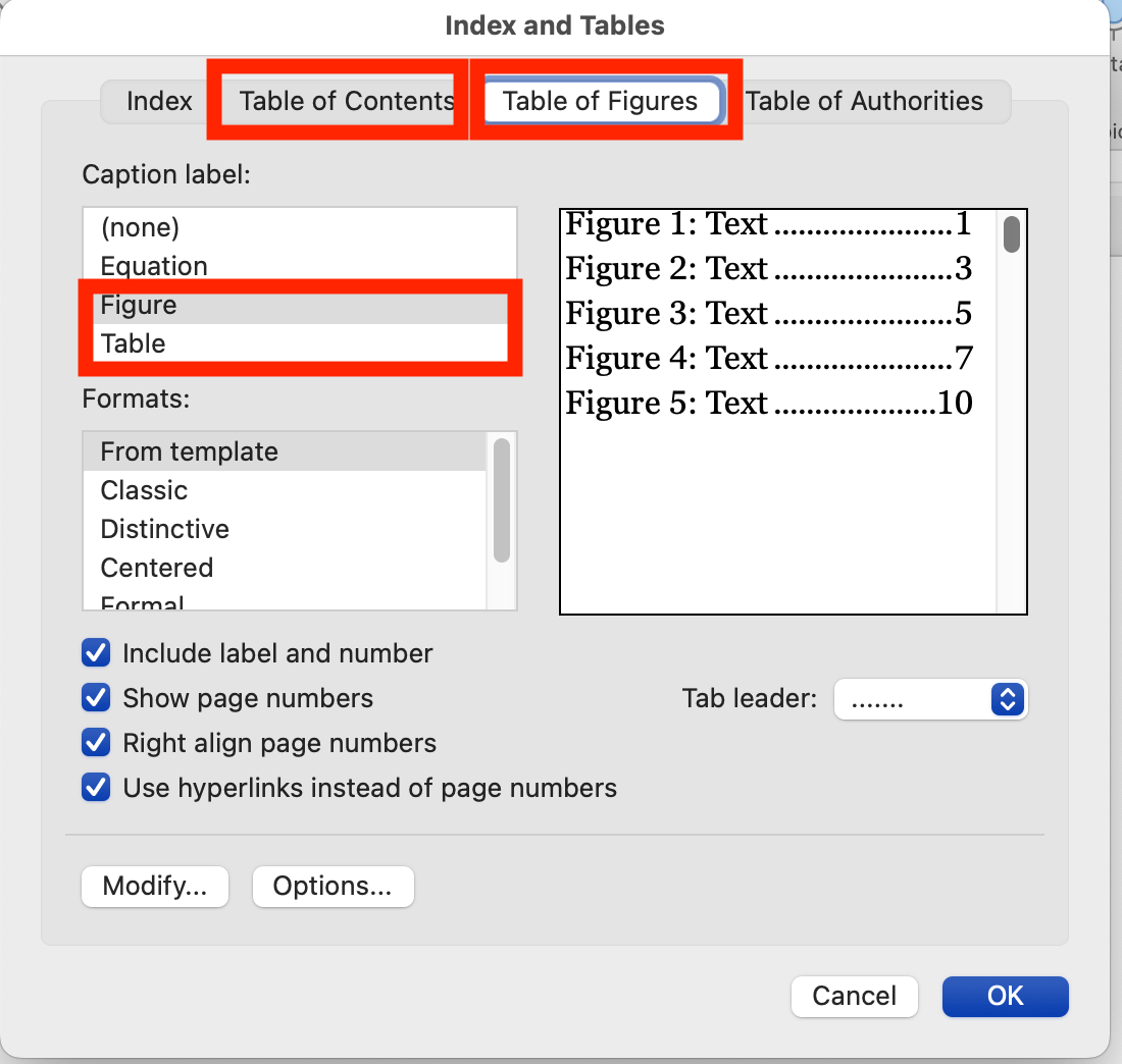 can I have multiple tables of contents in a word document? - Microsoft Q&A