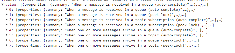 Management restapi endpoint for built-in connectors - Microsoft Q&A