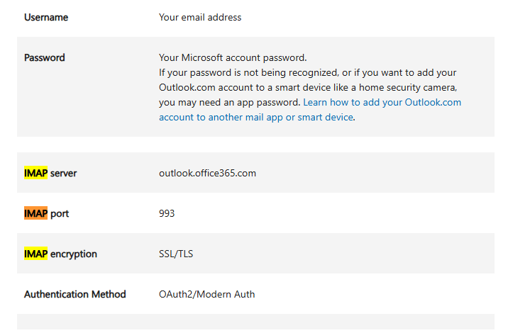 My bigpond email account is asking for my imap password. I enter the correct password but it ...