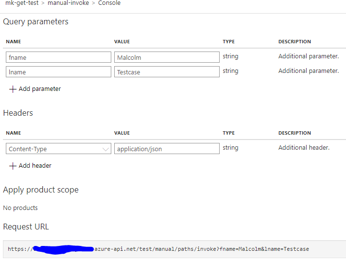 Logic App using GET method not triggering when importing to APIM and calling the APIM end point ...