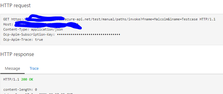 Logic App Using Get Method Not Triggering When Importing To Apim And Calling The Apim End Point