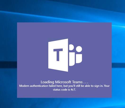 Cannot log on to Microsoft Teams client - Microsoft Q&A