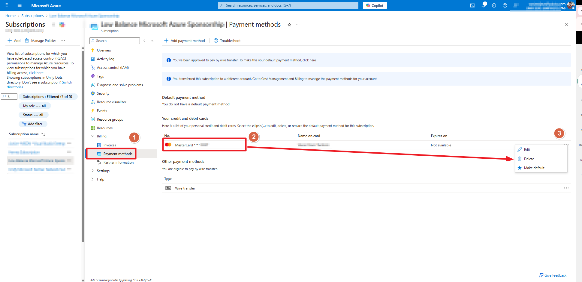 cancel my subscribtion and remove my card - Microsoft Q&A