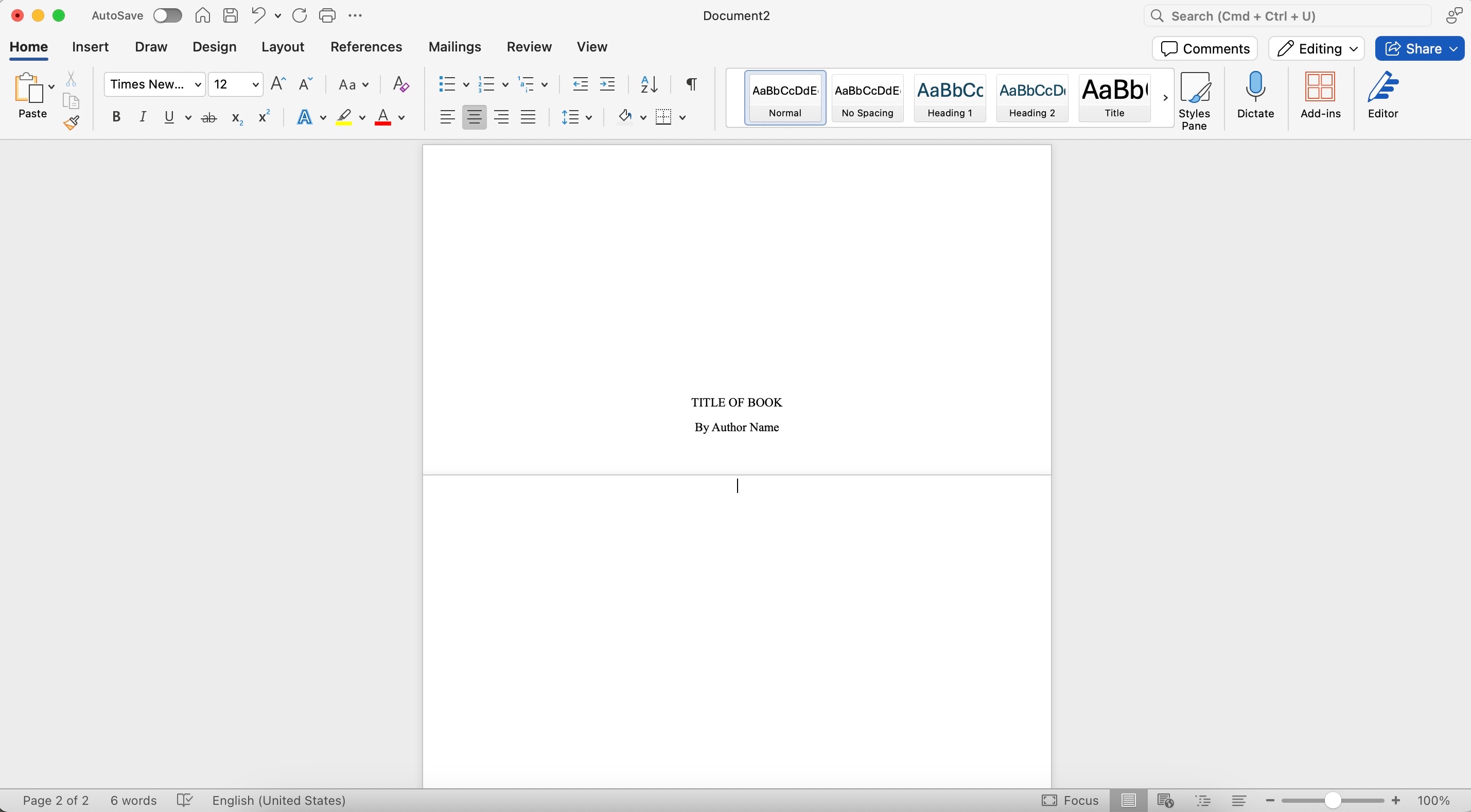 MS Word Formatting and Page Break Issues for MAC - Microsoft Q&A