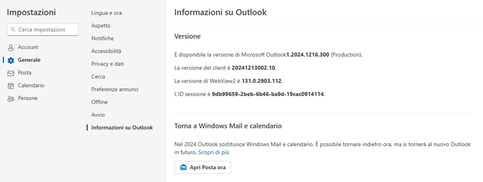 Configurare un account Legalmail infocert su new outlook - Microsoft Q&A