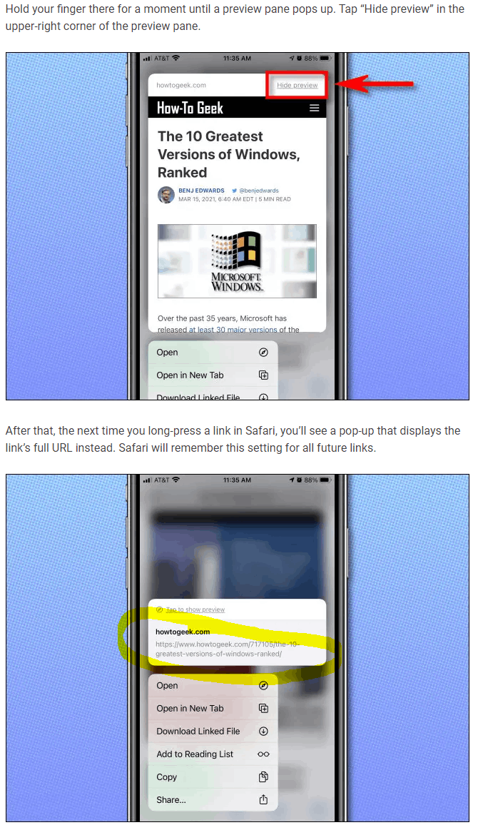 Outlook mobile's handling of hyperlinks in messages - Microsoft Q&A