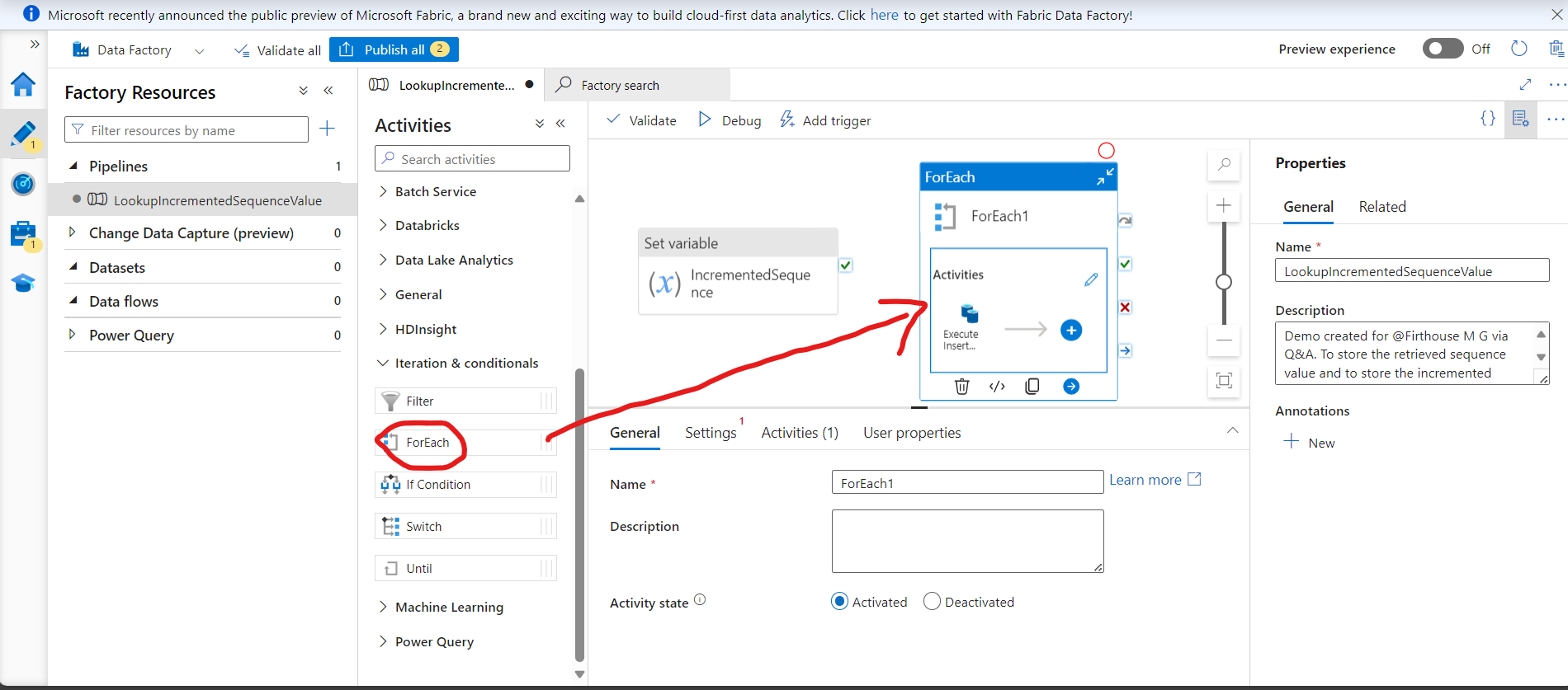 Sequence value insertion in the Copy activity - Microsoft Q&A