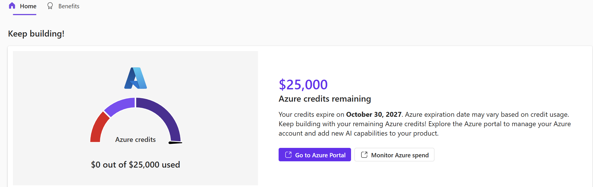 How to use credit from Azure credit from Microsoft for Startup ...