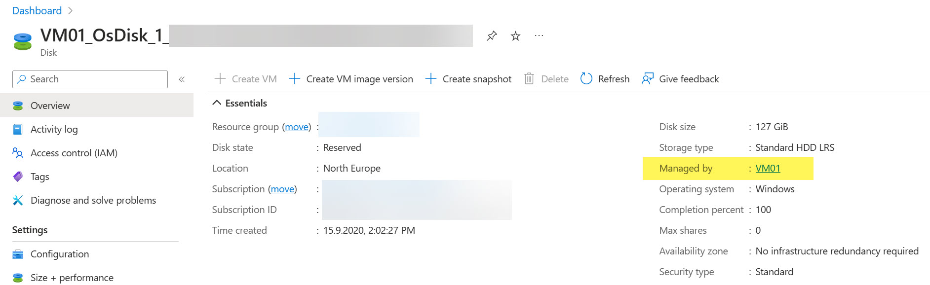 How to check which resources are using the Premium managed ssd disks ...